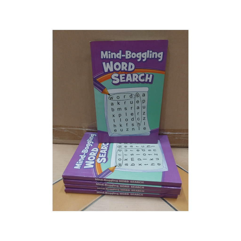 Word Search : Mind Boggling ( Soft Cover ) | Shopee Philippines