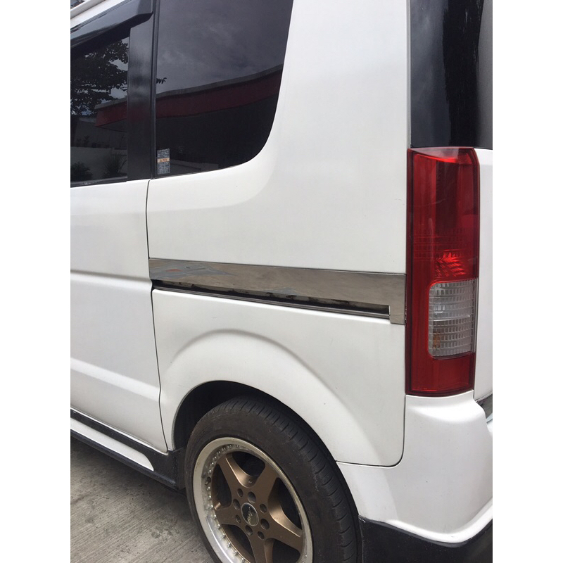 Suzuki DA64 DA64W DA17W Every Wagon Stainless Chrome Side Sliding Cover ...