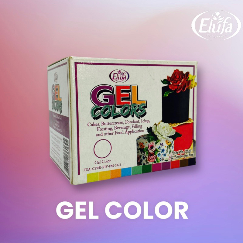 Elufa Gel Colors Assorted - 1box (12 colors) | Shopee Philippines