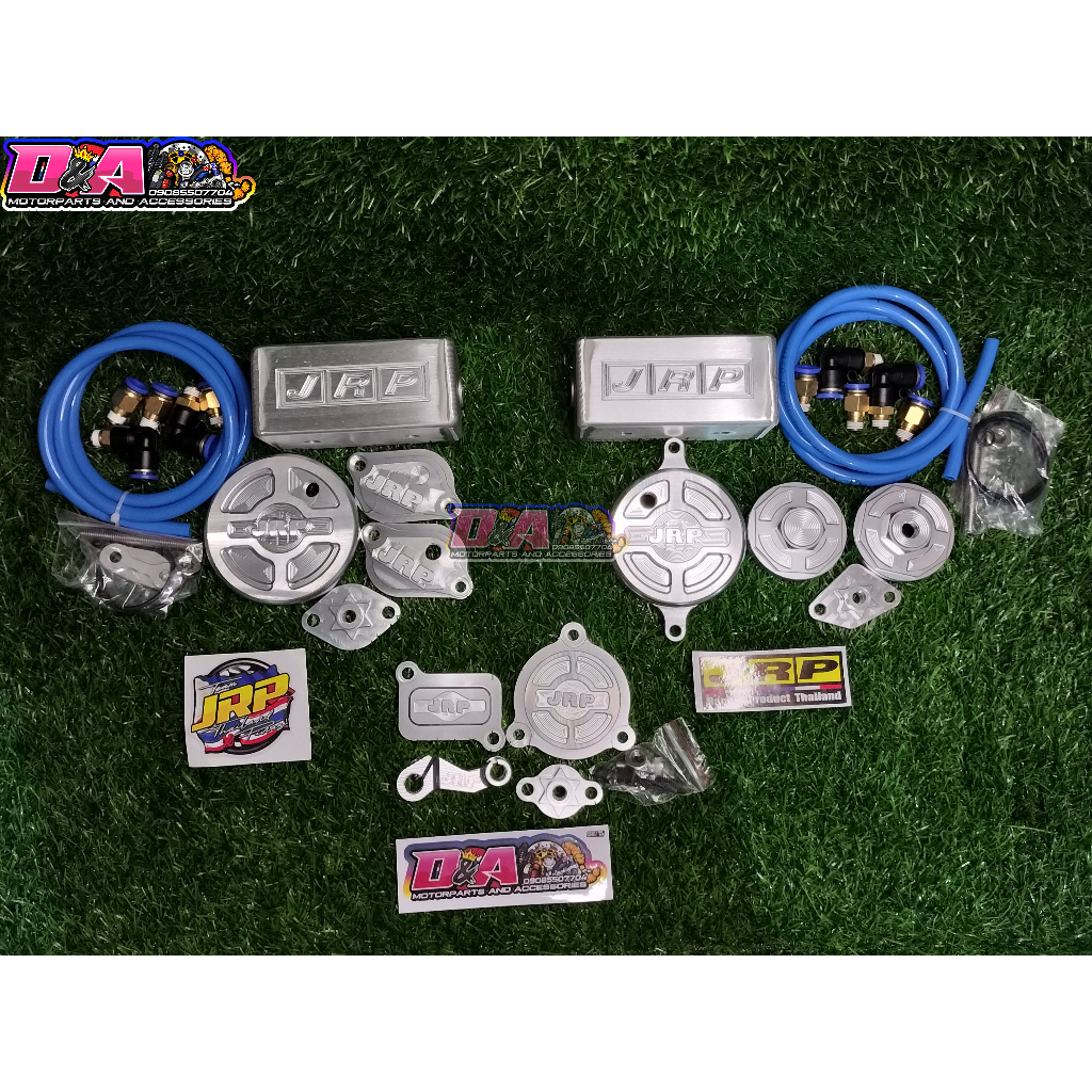 JRP TAPPET COVER/BREATHER w/ OIL CATCH SET FOR RAIDER 150 / WAVE 125 ...