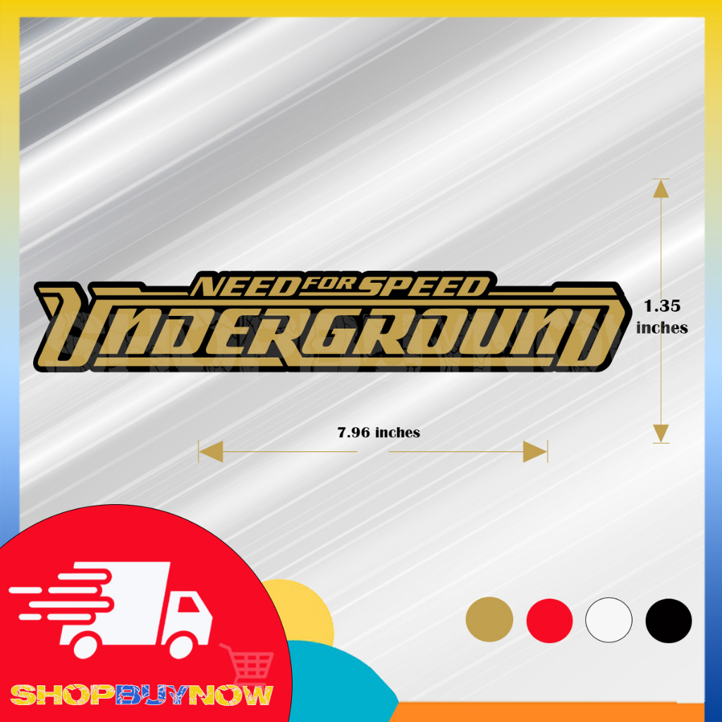Need for Speed Underground Decal Stickers | Shopee Philippines