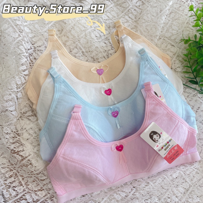 #2083 COD (3pcs)baby bra plain with garterize and cotton for 32-36 ...