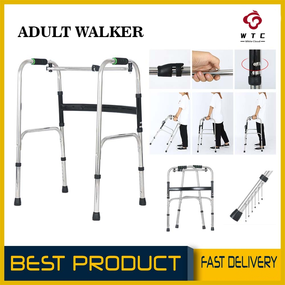 【SALE】Adult walker crutch cane stick Handicapped walker for elderly ...