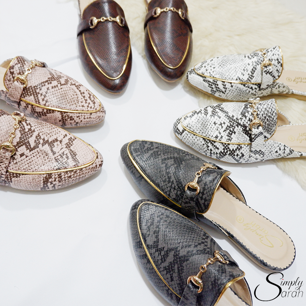 Marikina Made Flat Slip-on Half Shoes Mules with Buckle - Athena ...