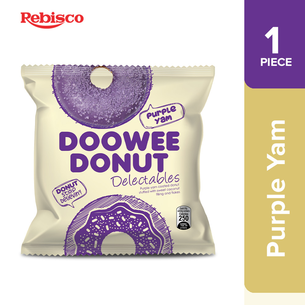 Doowee Donut Delectables Purple Yam 58g | Shopee Philippines