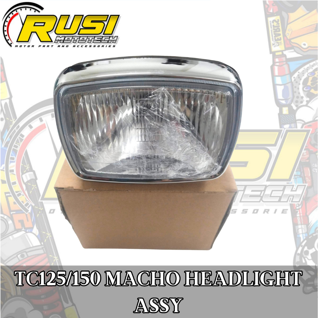 TC125/150 MACHO HEADLIGHT ASSY/KR125 HEADLIGHT ASSY | Shopee Philippines