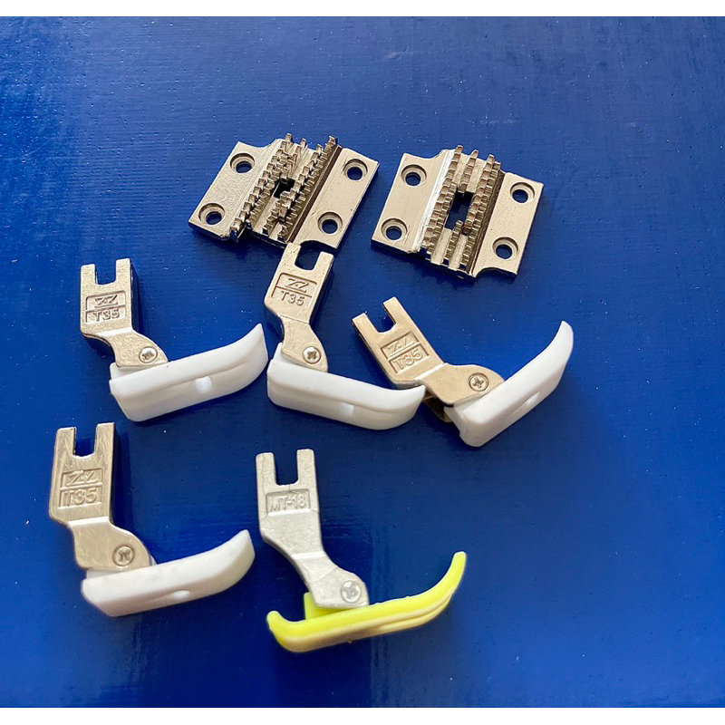 Foot Presser (plastic) pata / Feed dog (metal) for high speed sewing ...