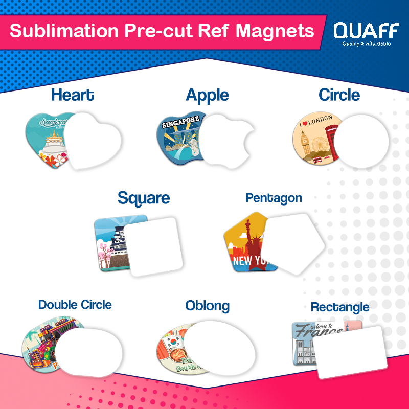 (5pcs) Ref Magnet Pre-Cut Sublimation Printable | Shopee Philippines