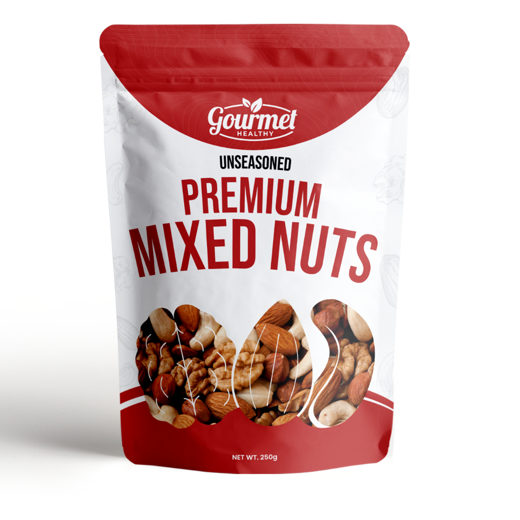 Gourmet Healthy Premium Mixed Nuts (Cashews, Almonds & Walnut) - 250g ...