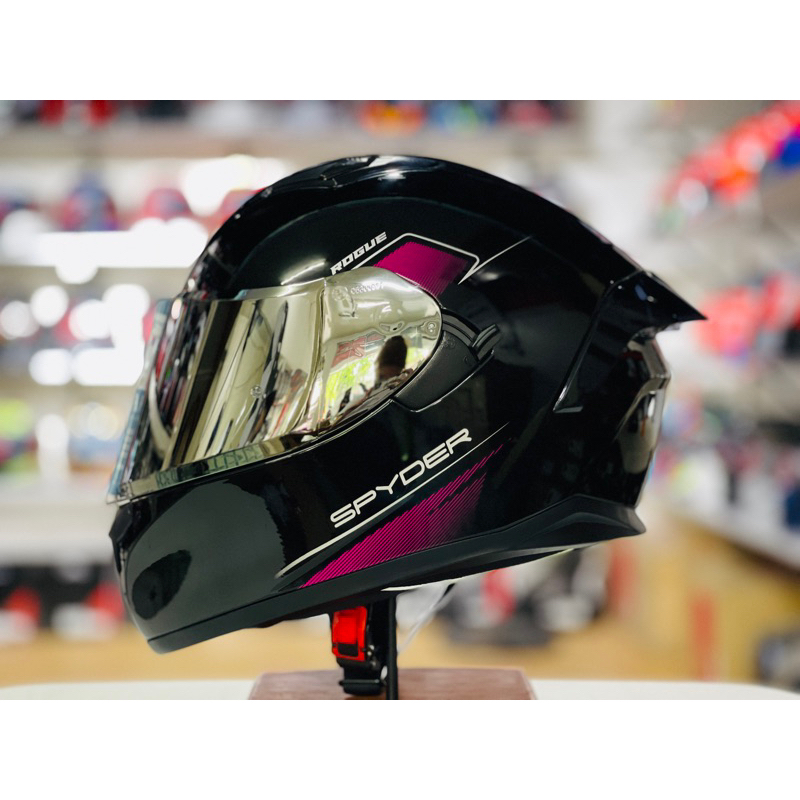 SPYDER ROGUE V2 Fullface Dual Visor Helmet (w/ Free Clear Visor ...