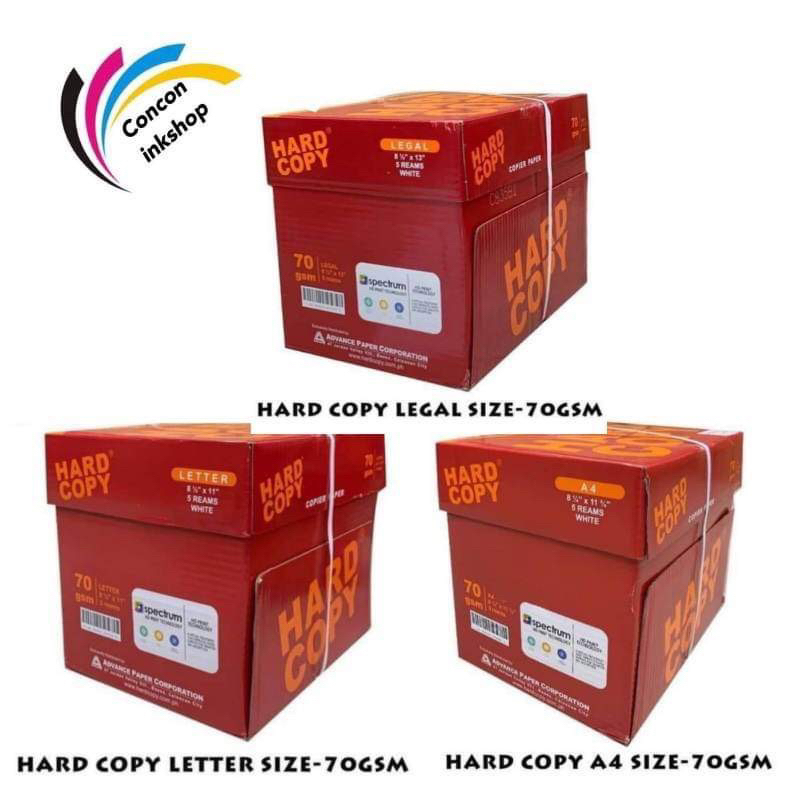 Hardcopy bondpaper 70gsm or subs 20 (5reams/box) | Shopee Philippines
