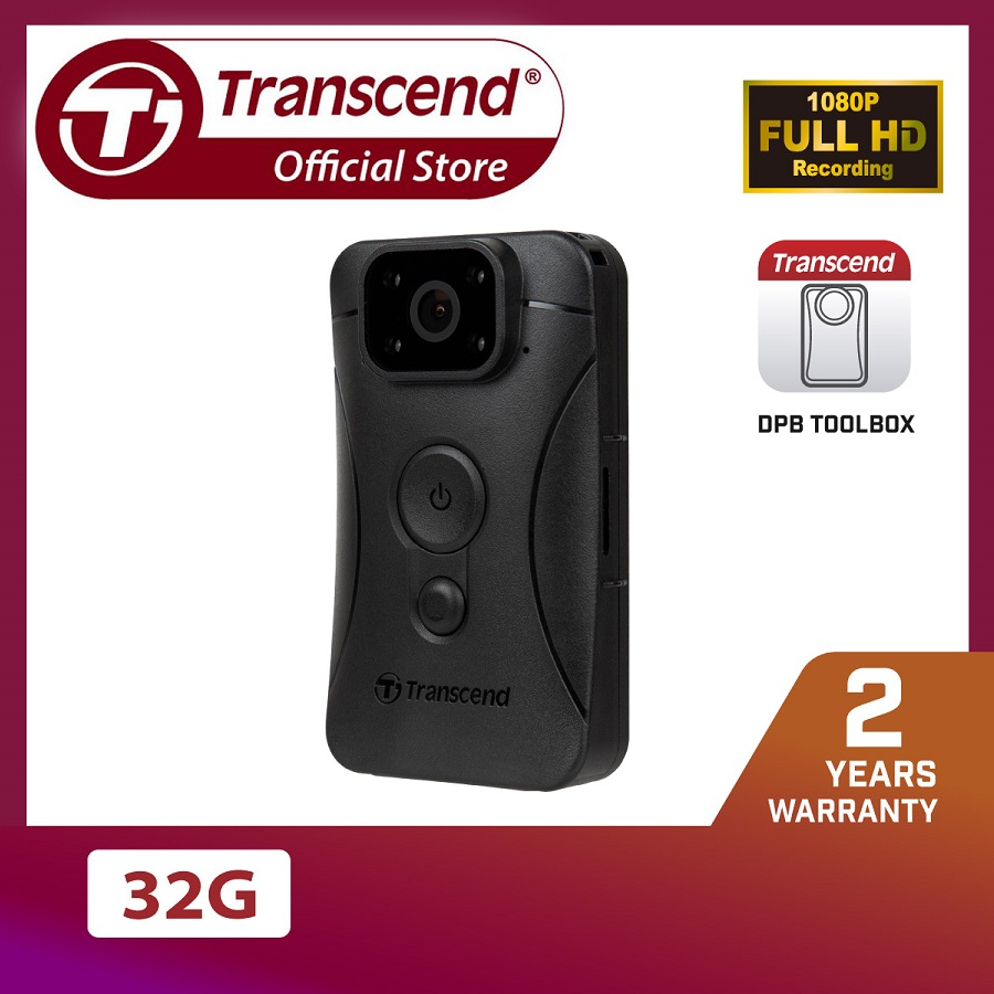 Transcend TS32GDPB10B 32GB DrivePro Body 10B Body Camera | Body CCTV ...