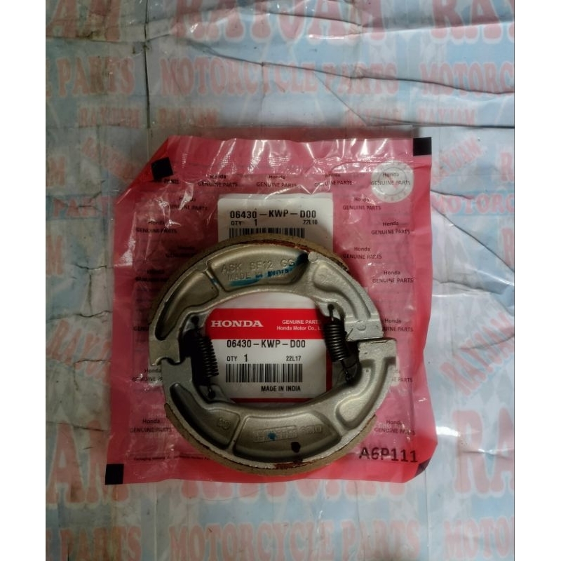 Brake Shoe Dio 2021 (Front or Rear) 06430-KWP-D00 | Shopee Philippines