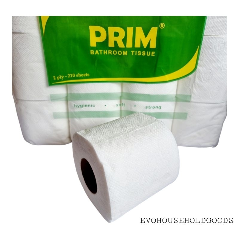 Prim Premium Bathroom Tissue 2-ply (1 Roll) | Shopee Philippines