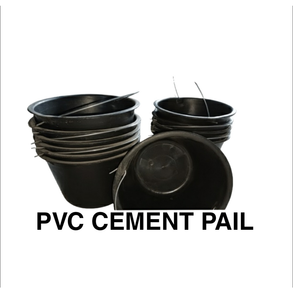 PVC BLACK CEMENT PAIL (PER PIECE) | Shopee Philippines