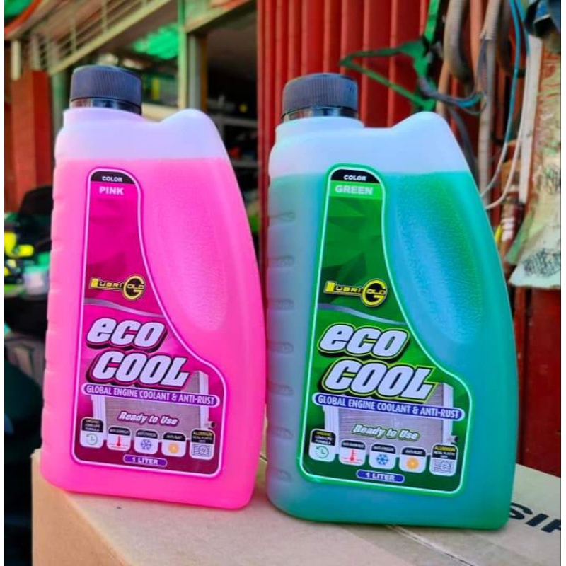 Eco Cool Coolant Engine Coolant & Anti-Rust (Green or pink) 1Liter ...
