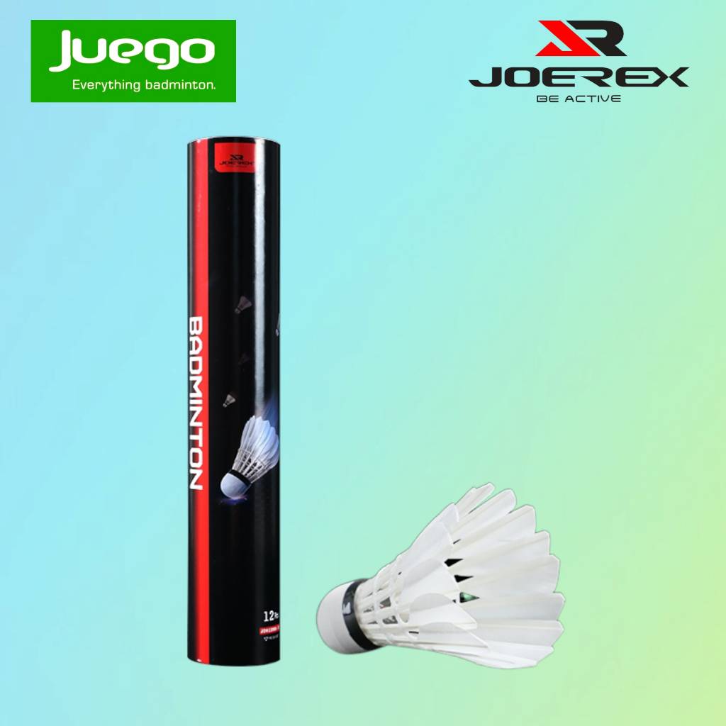 Joerex JDH22088 12in1 DUCK FEATHER Badminton Shuttlecocks | Shopee ...