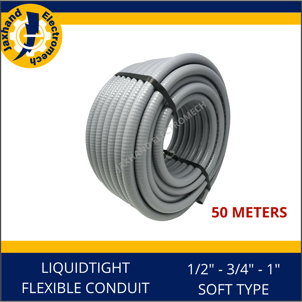 Liquidtight Flexible Conduit 50 Meters, 1/2", 3/4", 1" Soft Type ...