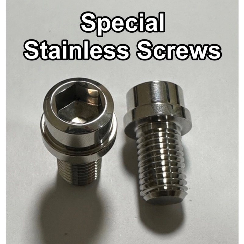 Special STAINLESS Mirror Bolts (screws) for side mirror bracket ...