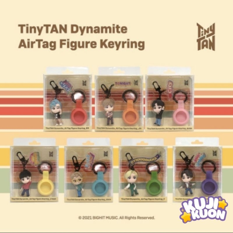 BTS TinyTAN Dynamite Figure Keychain Airtag Keyring | Shopee Philippines