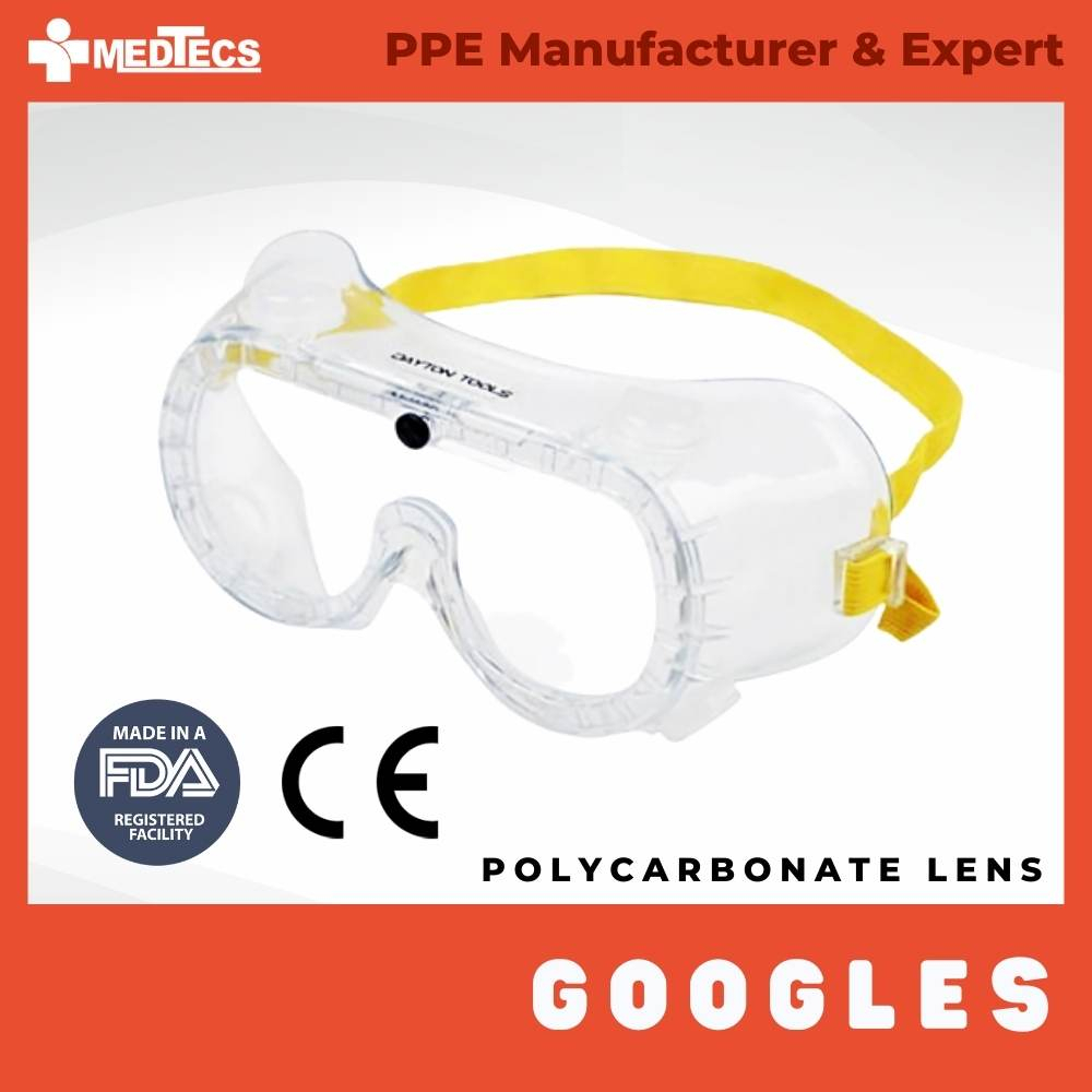 Medtecs Waterproof Safety Goggles - Stay Protected with certified to ...
