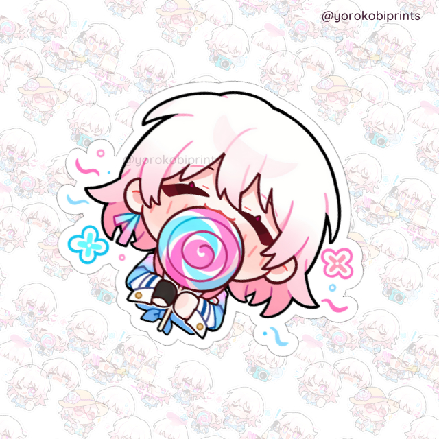 [SET1/7] Honkai: Star Rail - March 7th - Chibi, Emoji - Waterproof ...
