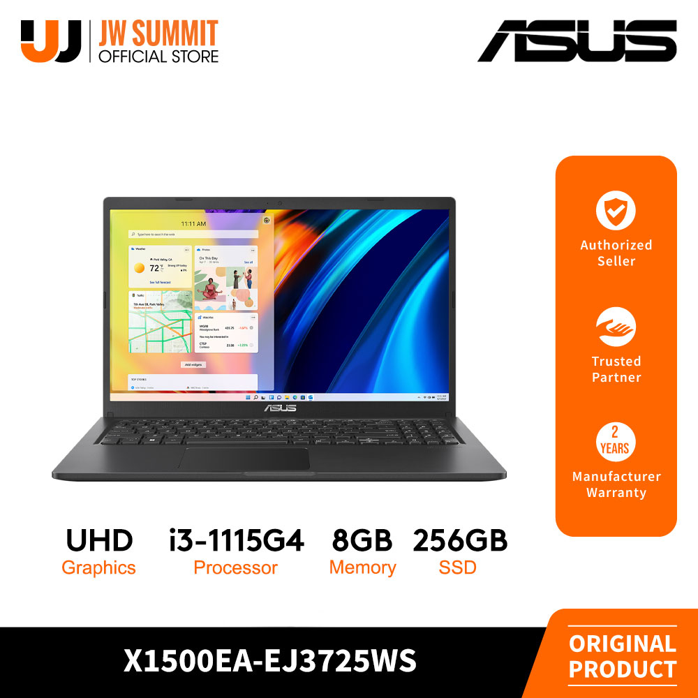 Asus X1500EA-EJ3725WS 15.6" FHD Intel Core i3-1115G4 8GB DDR4 256GB SSD ...