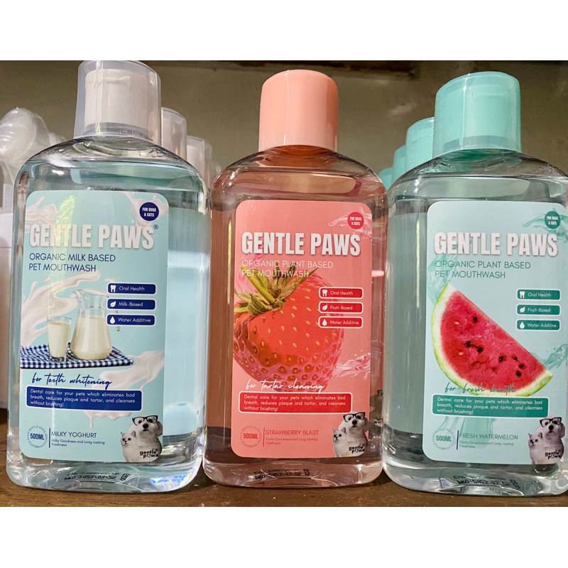 Gentle Paws Organic Pet Mouthwash by Luscious 500ml | Shopee Philippines