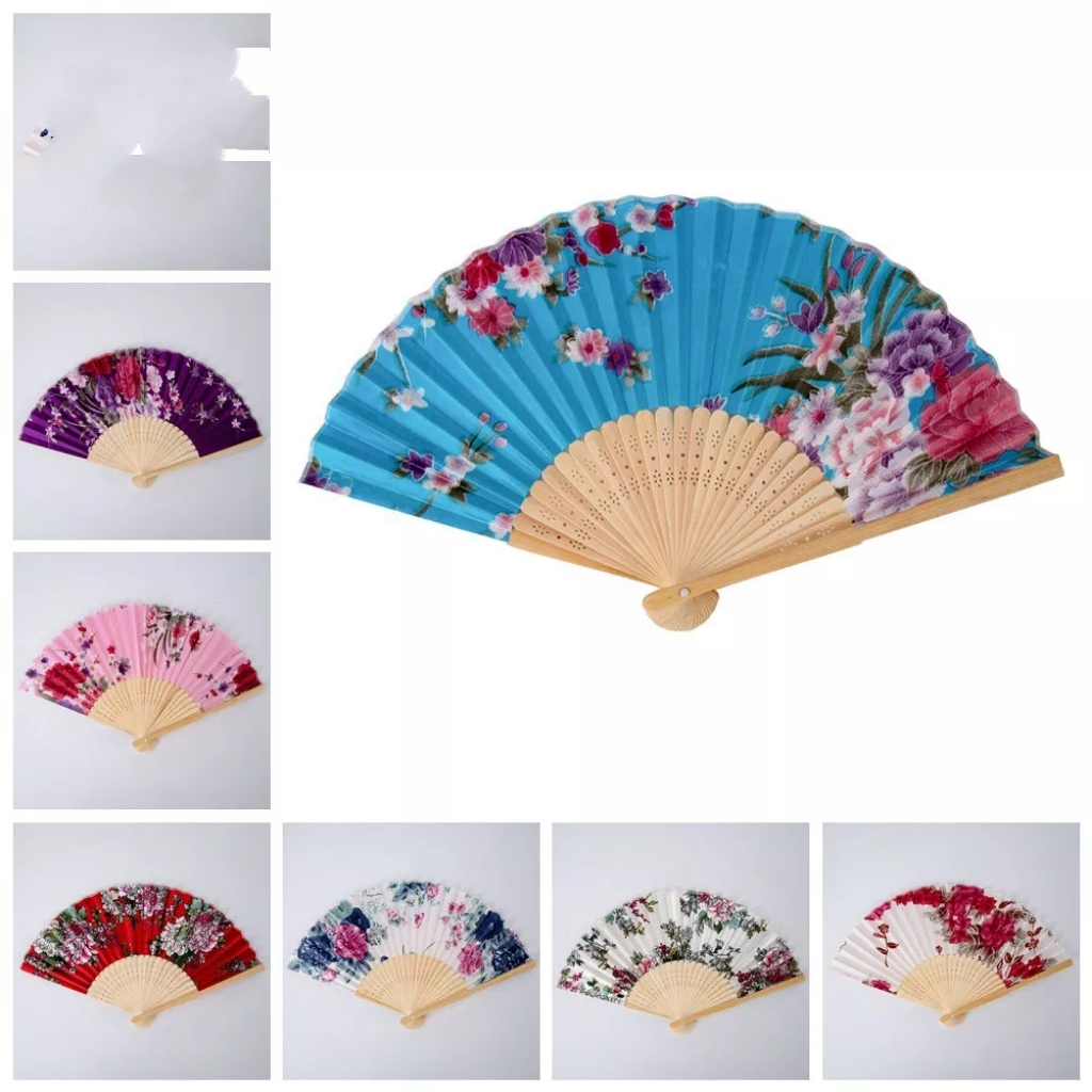 Summer Handheld Fan Chinese Folding Hand Fan Printed Paper Decorative ...