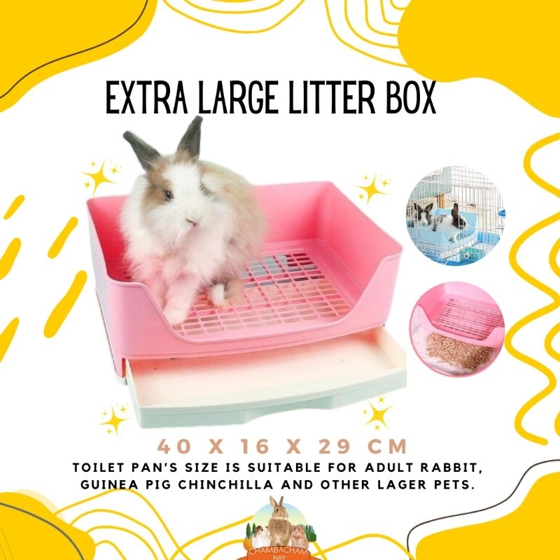 Extra Large Litter Box Tray For Rabbits | Shopee Philippines