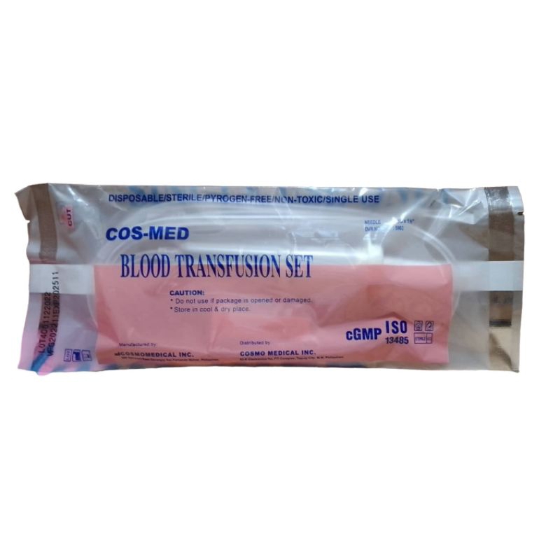 Cos-Med Blood Transfusion Set (BT-Set) | Shopee Philippines