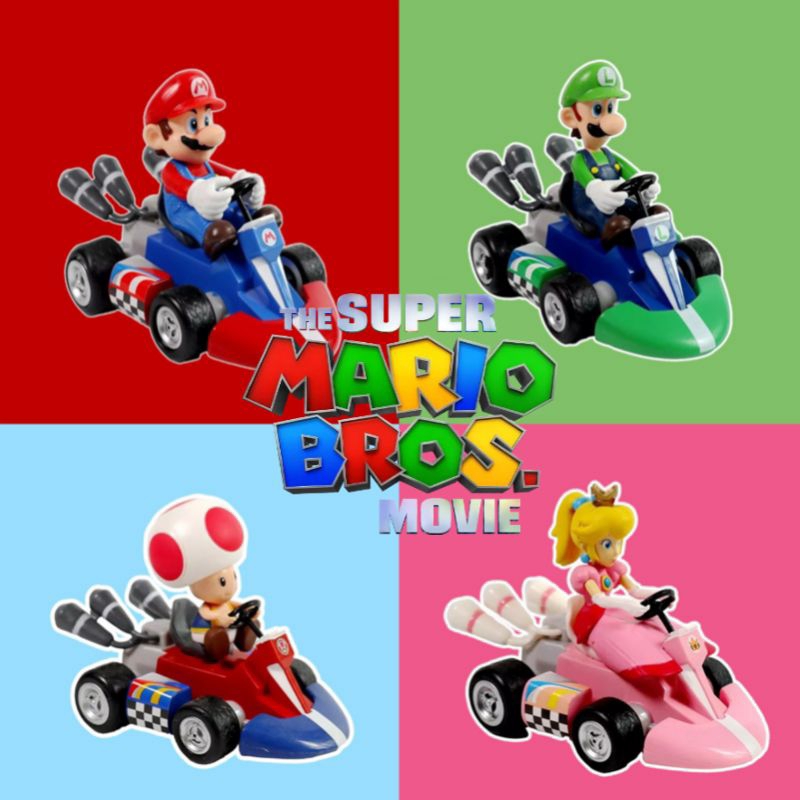Super Mario Bros Kart Toy Car (Mario Bros Movie) | Shopee Philippines
