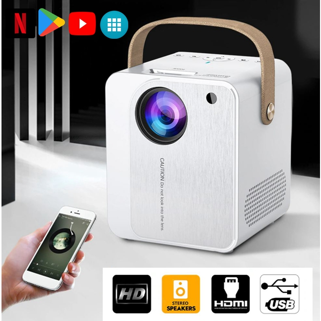 CP350 Portable Smart Projector LED Home Theater Mini Projector with ...