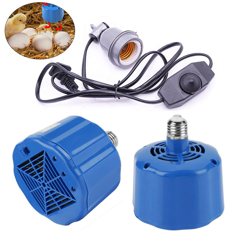 100-300W 220V Cultivation Heating Lamp Thermostat Fan Heater for ...