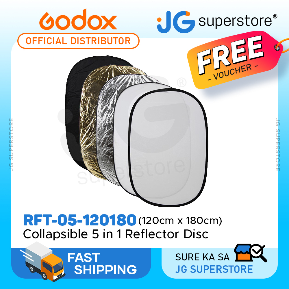 Godox RFT-05-120180 Collapsible 5 in 1 120CM x 180CM Portable Light ...