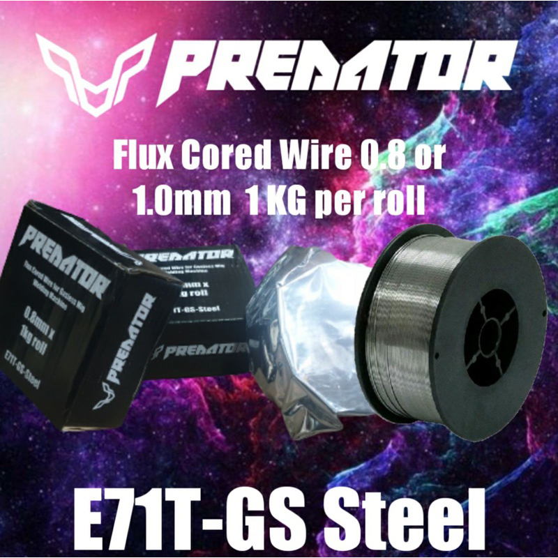 Predator Flux Cored Wire 0.8mm and 1.0mm 1KG/roll for gasless mig ...
