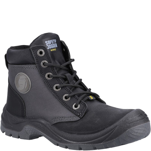 Safety Jogger Dakar Black High Cut Safety Shoes Work Shoes Toecap Shoes Safety Boot Safety ...
