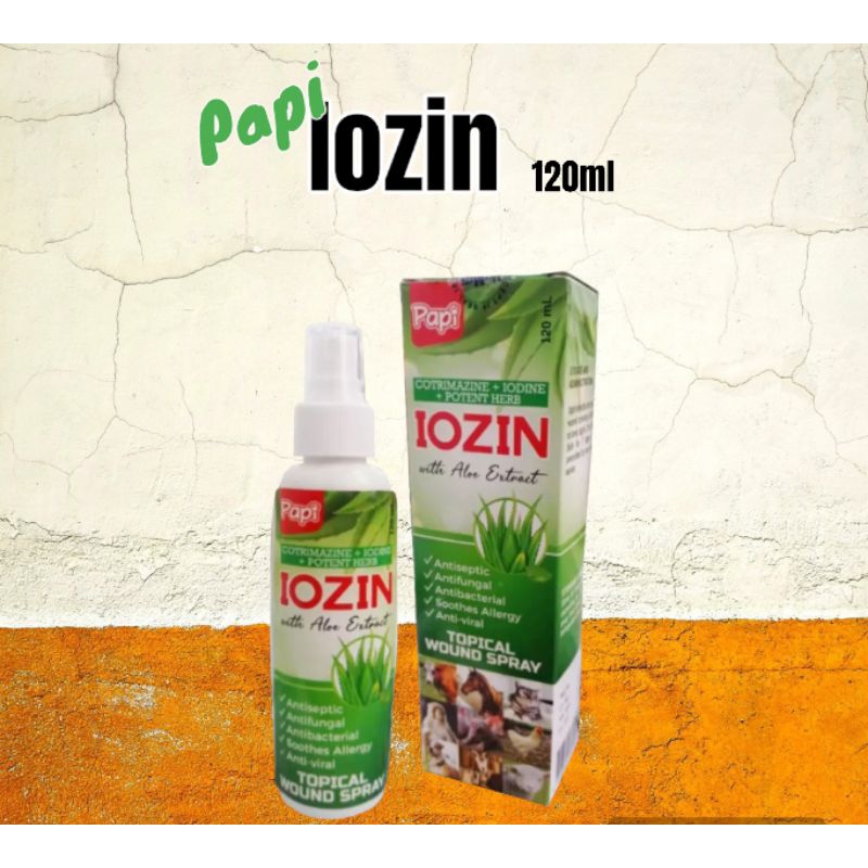 Papi Iozin Spray for Dog & Cat 120ml | Shopee Philippines