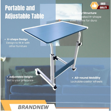 Durable Computer Table Color Black /Simple and Classy/ Wood Table with ...