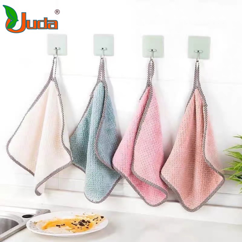 Soft Kitchen Washing Dish Bowl Cloth Clean Hand Towel Kitchen Dishcloth ...