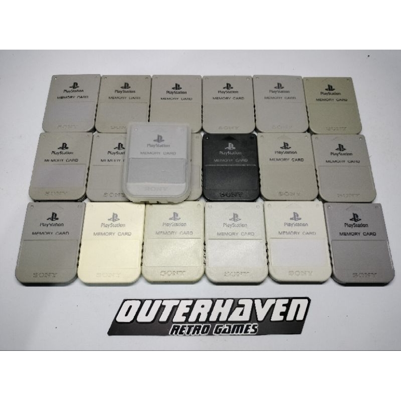 Original PS1 Memory Card 1MB Standard Colors (Japan Import) | Shopee ...