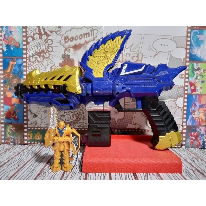 Power Rangers Ryusoulger DX Gold Mosa Blaster Toys (Bandai ) | Shopee ...