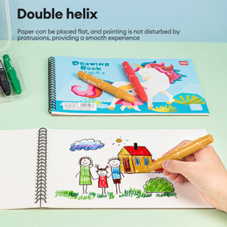Deli Coloring Book 30 Sheets Children's A4 Blank Drawing Book Art ...