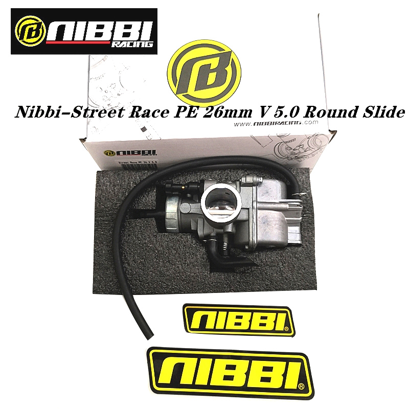 Nibbi Racing Carburetor PE 26MM Street Race Round Slide | Shopee ...