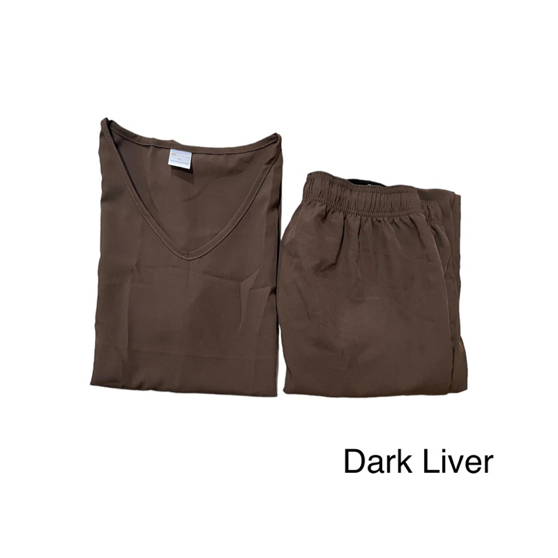 HTP Basics Scrub suit ML (sweatpants+work basic top) | Shopee Philippines