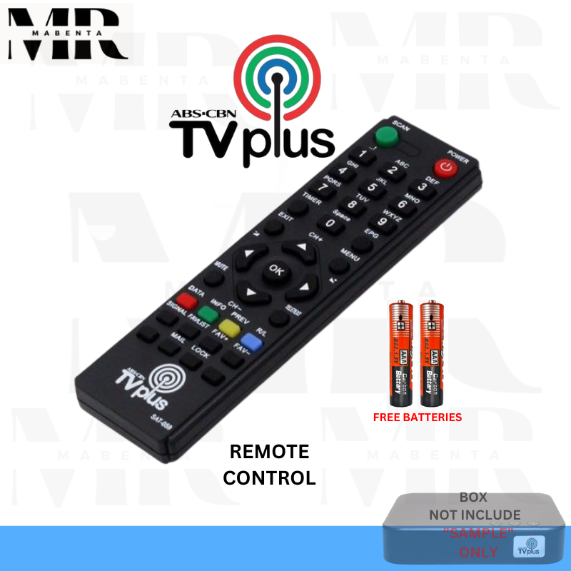 TV plus Black Box Accessories Remote Only (Remote With Battery)ABSCBN ...
