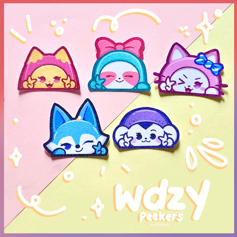 [ITZY] WDZY peeking stickers / peekers | Shopee Philippines