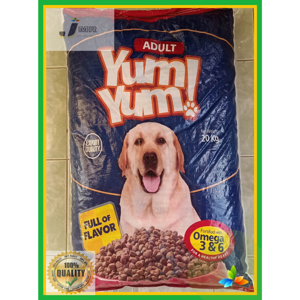 Yum Yum Adult Maintenance Dog Food Bag ( 20kg/ Bag) | Shopee Philippines