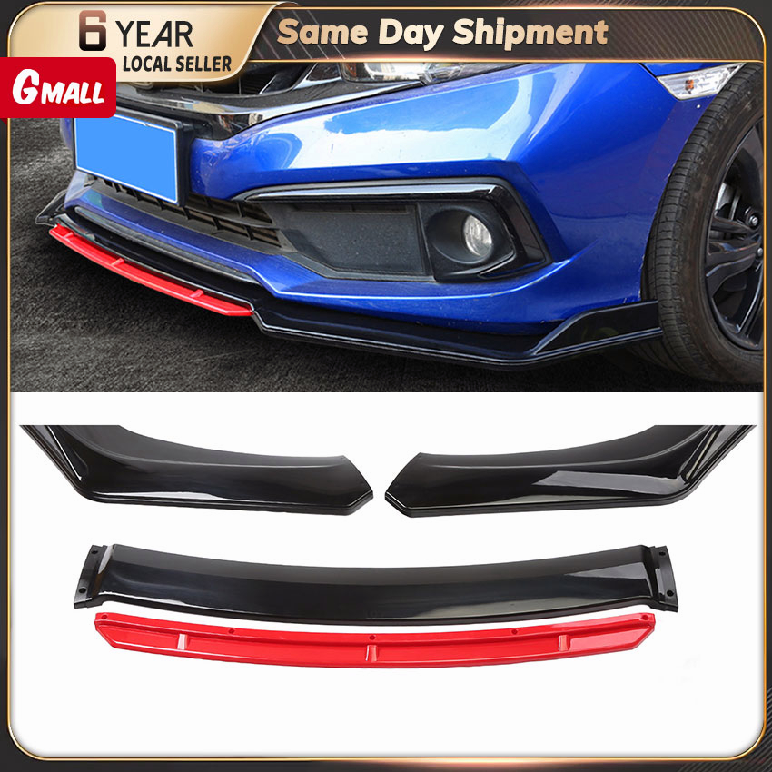 Universal Car Front Bumper Lip Body Kit Spoiler Splitter Diffuser for ...