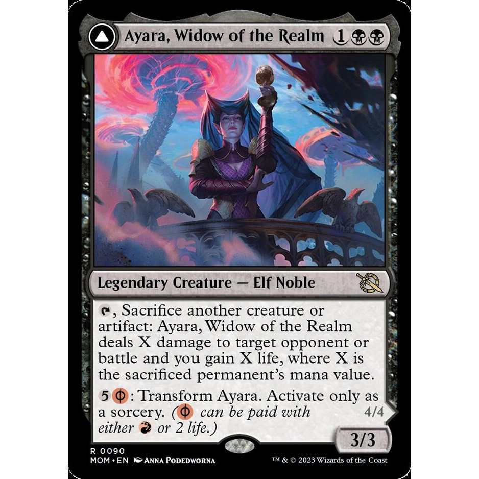Ayara, Widow of the Realm - March of the Machine (MOM) (Variants ...